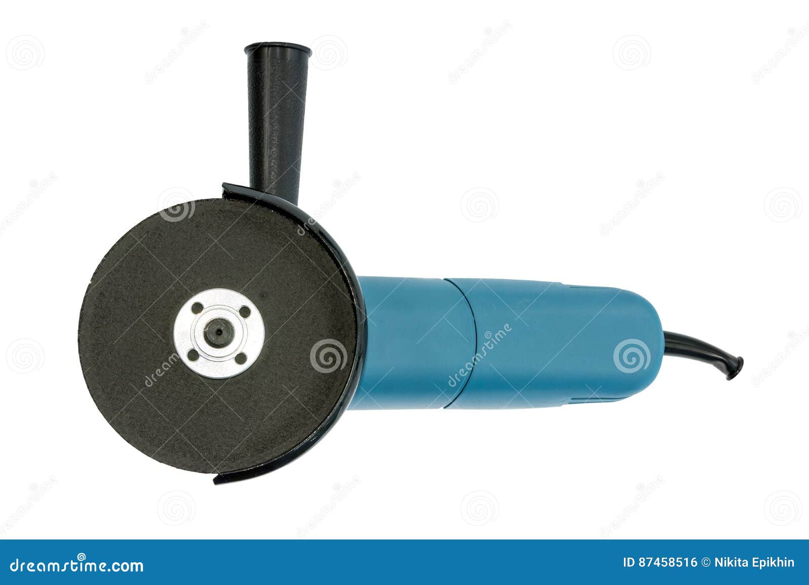 Compact blue grinder stock photo. Image of danger, circular - 87458516
