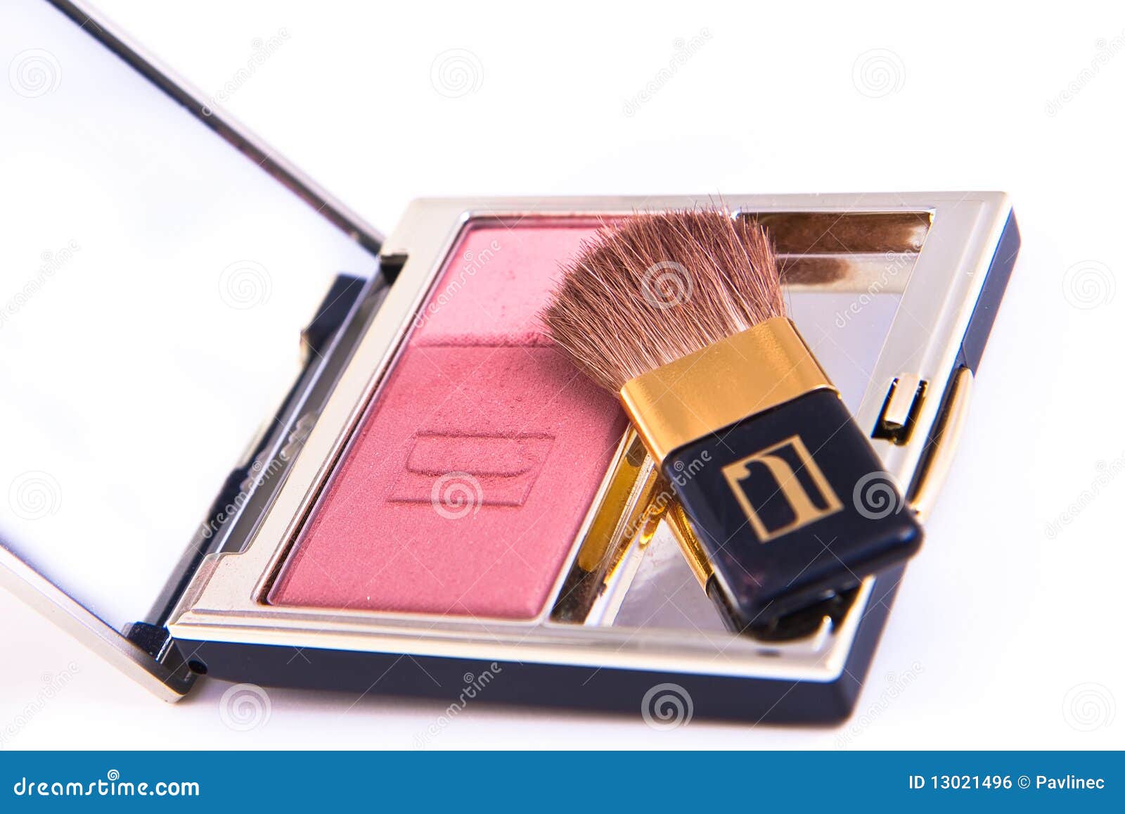 Compact blush stock photo. Image of cosmetics, glamour - 13021496
