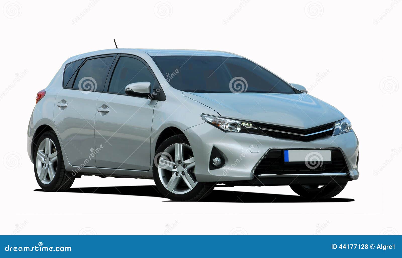 Compact car stock photo. Image of metallic, reflection - 44177128