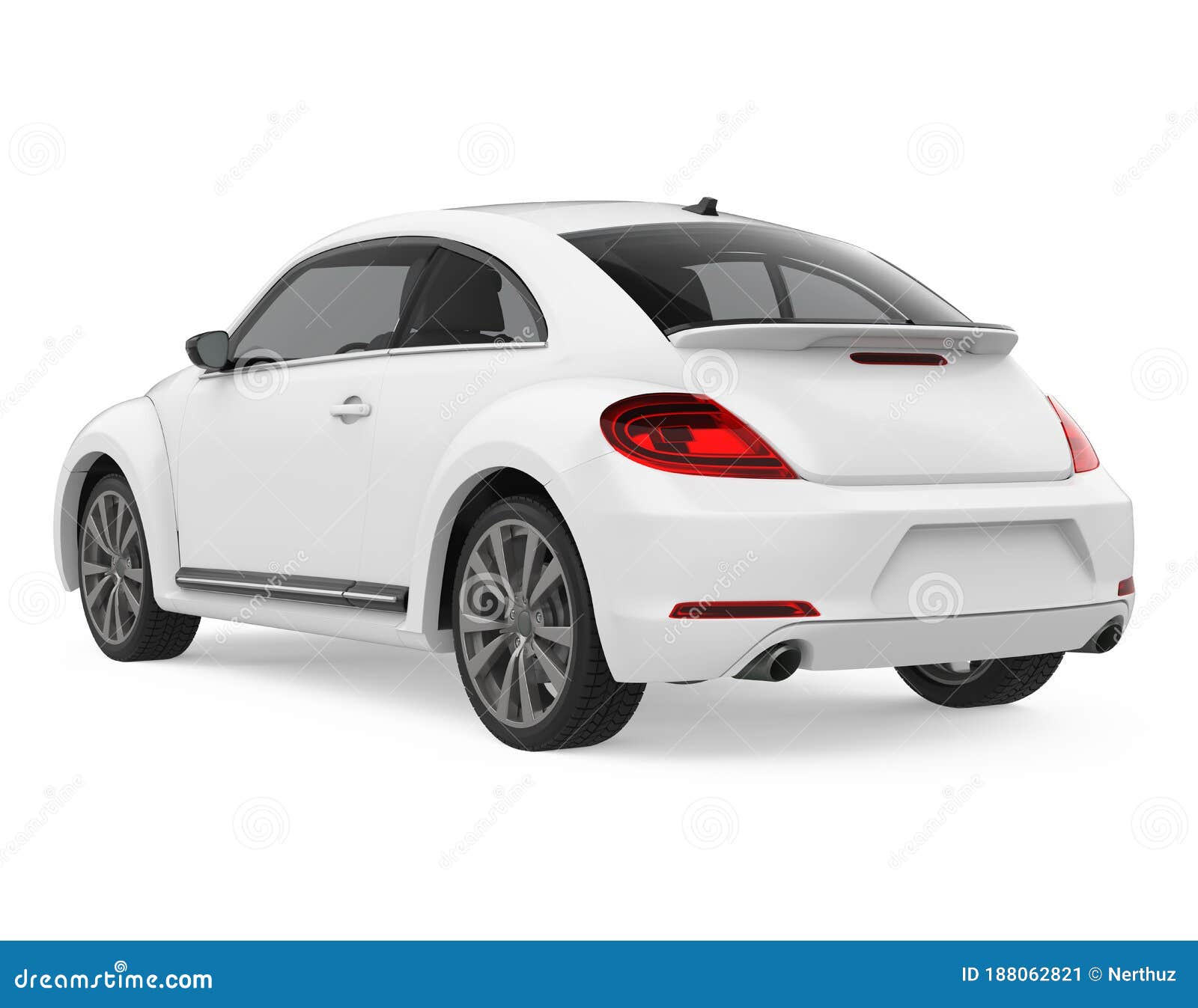Compact Car Isolated stock illustration. Illustration of transportation ...