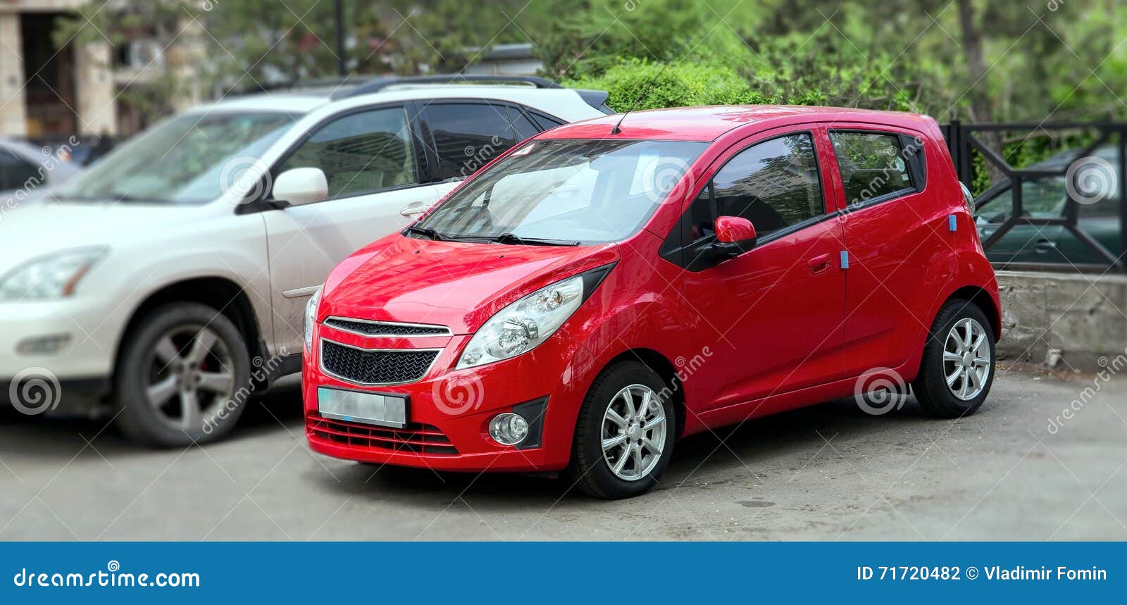 Compact Car. stock photo. Image of parking, traveling - 71720482