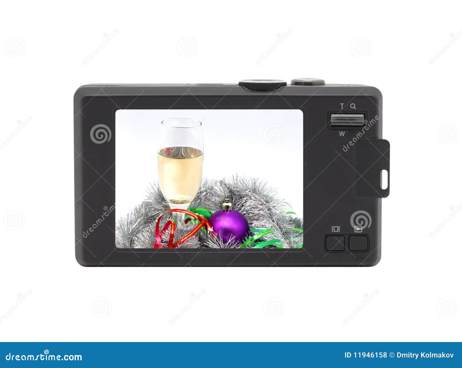 Compact Digital Camera. Christmas Photo. Stock Photo - Image of ...