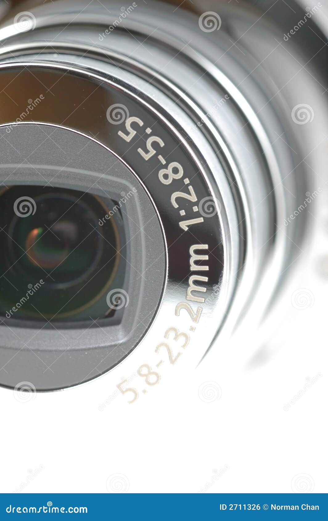 Compact Digital Camera Lens Stock Photo - Image of exposure, snapshot ...
