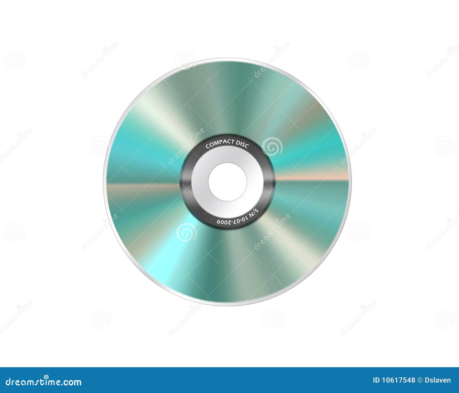 Compact disc stock illustration. Illustration of file - 10617548