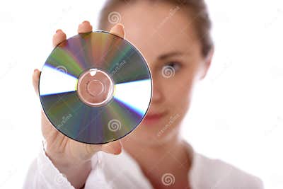 Compact disc stock photo. Image of employee, computer - 2305456