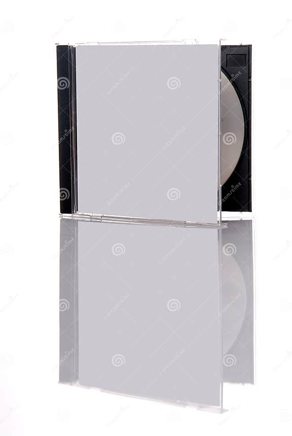 Compact disc in box stock photo. Image of optical, circle - 3845354