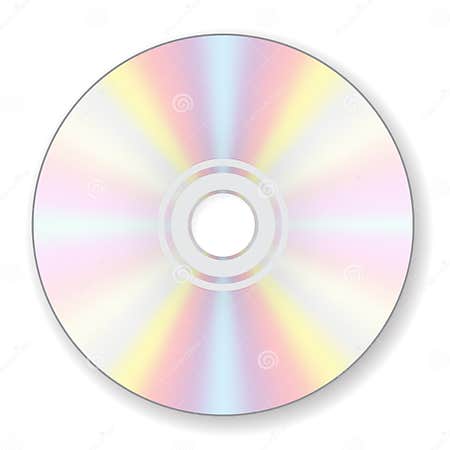 Compact disc stock vector. Illustration of computer, dvdrom - 37225237