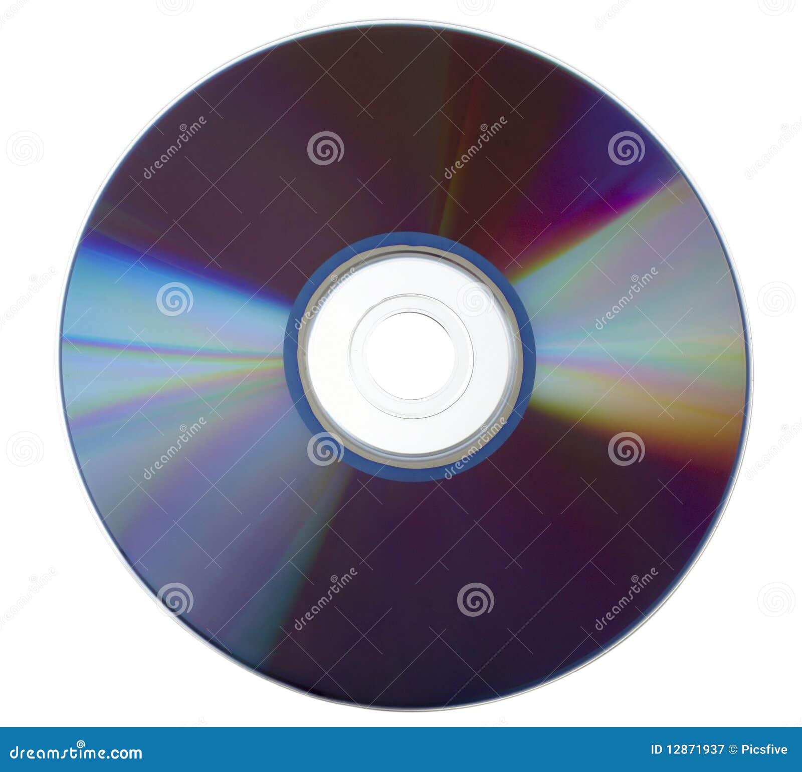 Compact Disc Cd Dvd Computer Technology Stock Image - Image: 12871937
