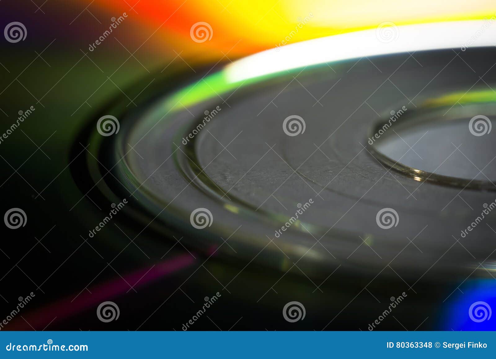 Compact disc close-up stock photo. Image of compact, shiny - 80363348