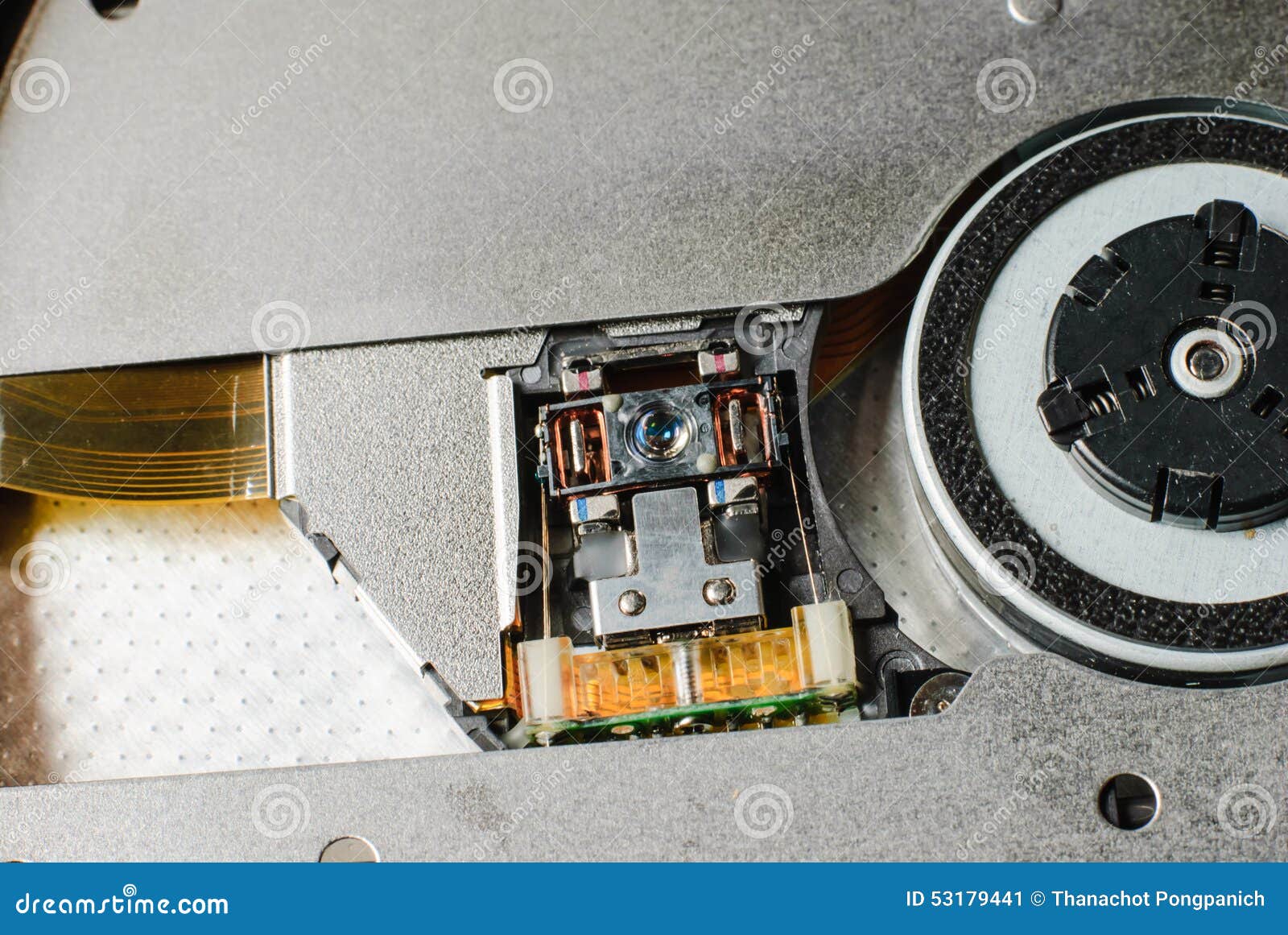 Compact disc drive stock image. Image of closeup, disk - 53179441