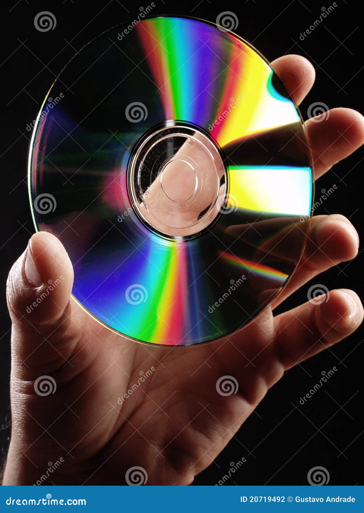 Compact disc hand. stock photo. Image of circle, disk - 20719492