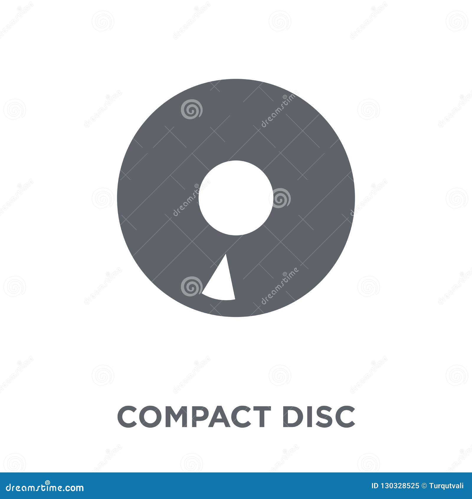 Compact Disc Icon from Electronic Devices Collection. Stock Vector ...