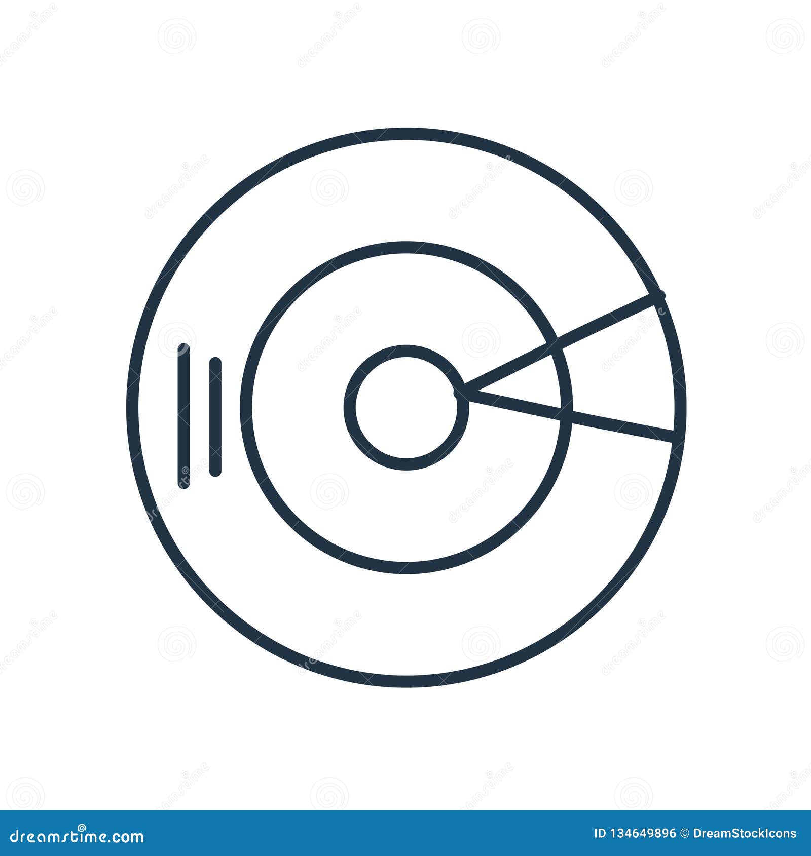 Compact Disc Icon Vector Isolated on White Background, Compact Disc ...