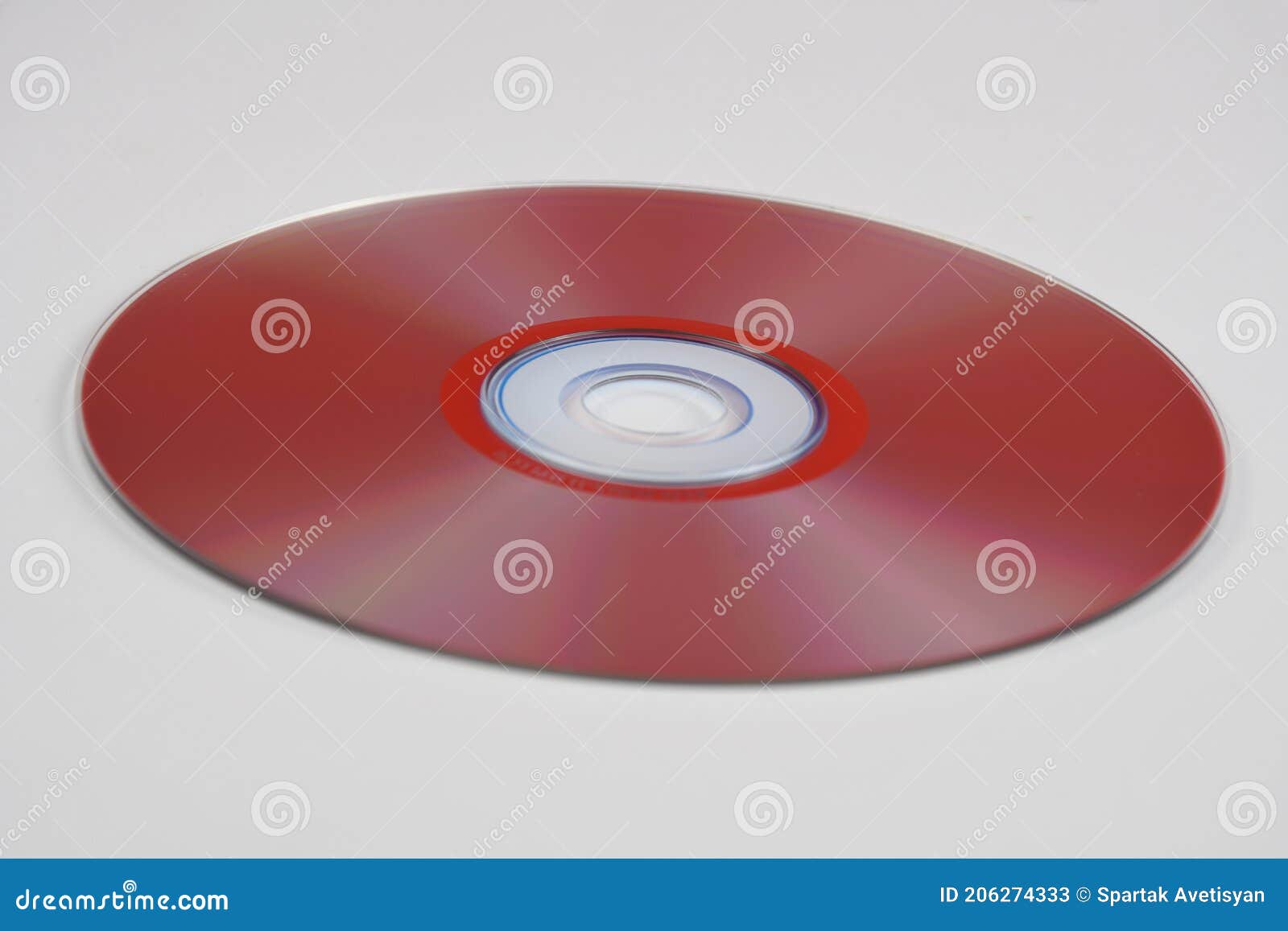 Compact Disc Isolated on White Background Stock Image - Image of music ...