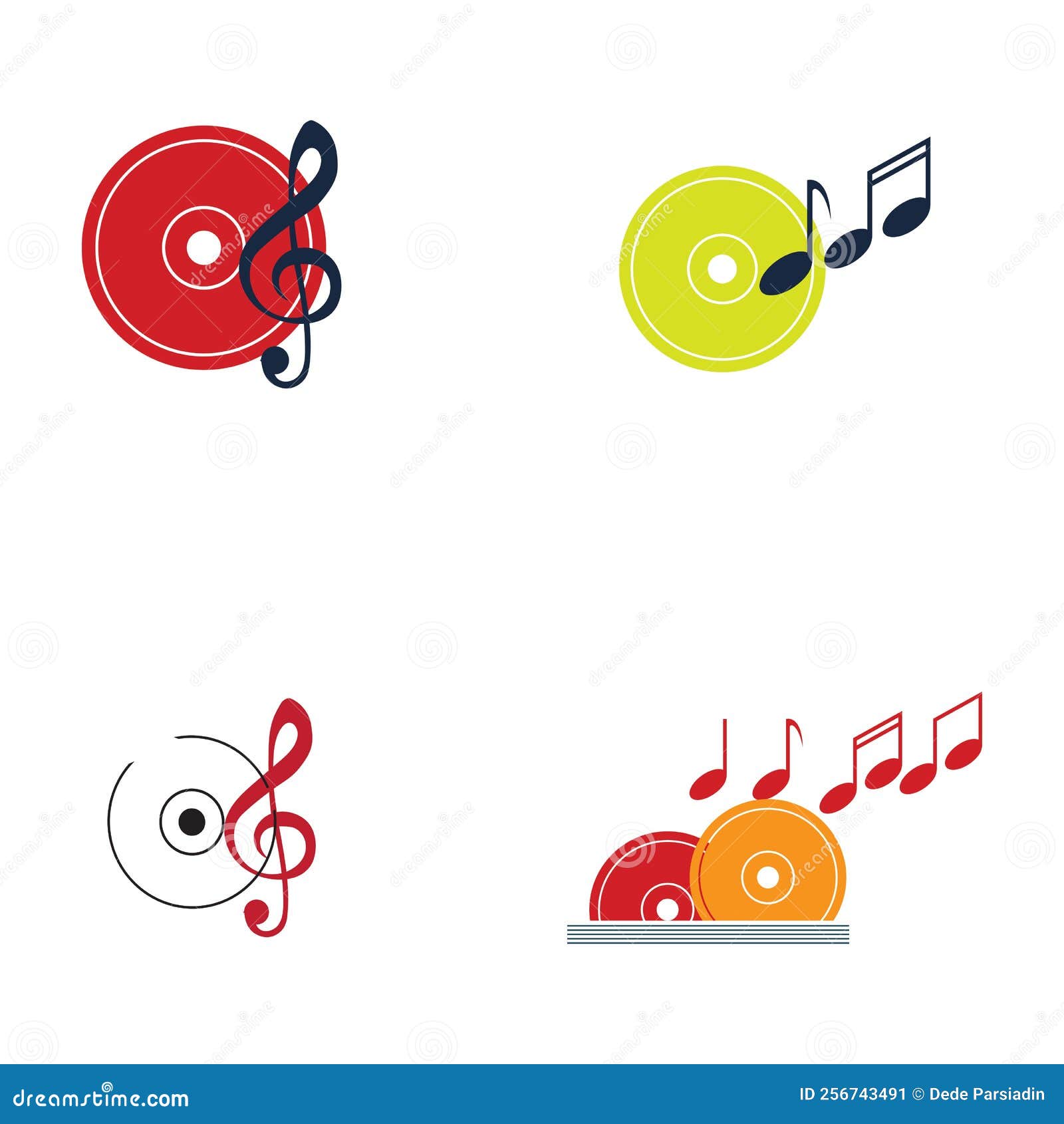 Compact Disk Logo Vector