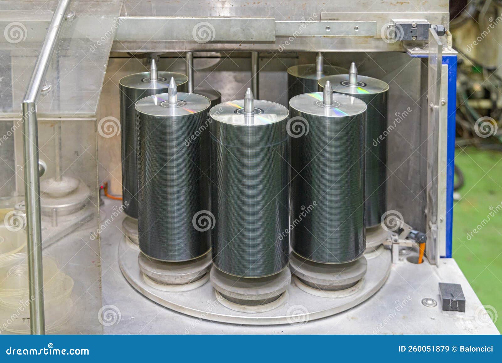 Compact Disc Production stock image. Image of europe - 260051879