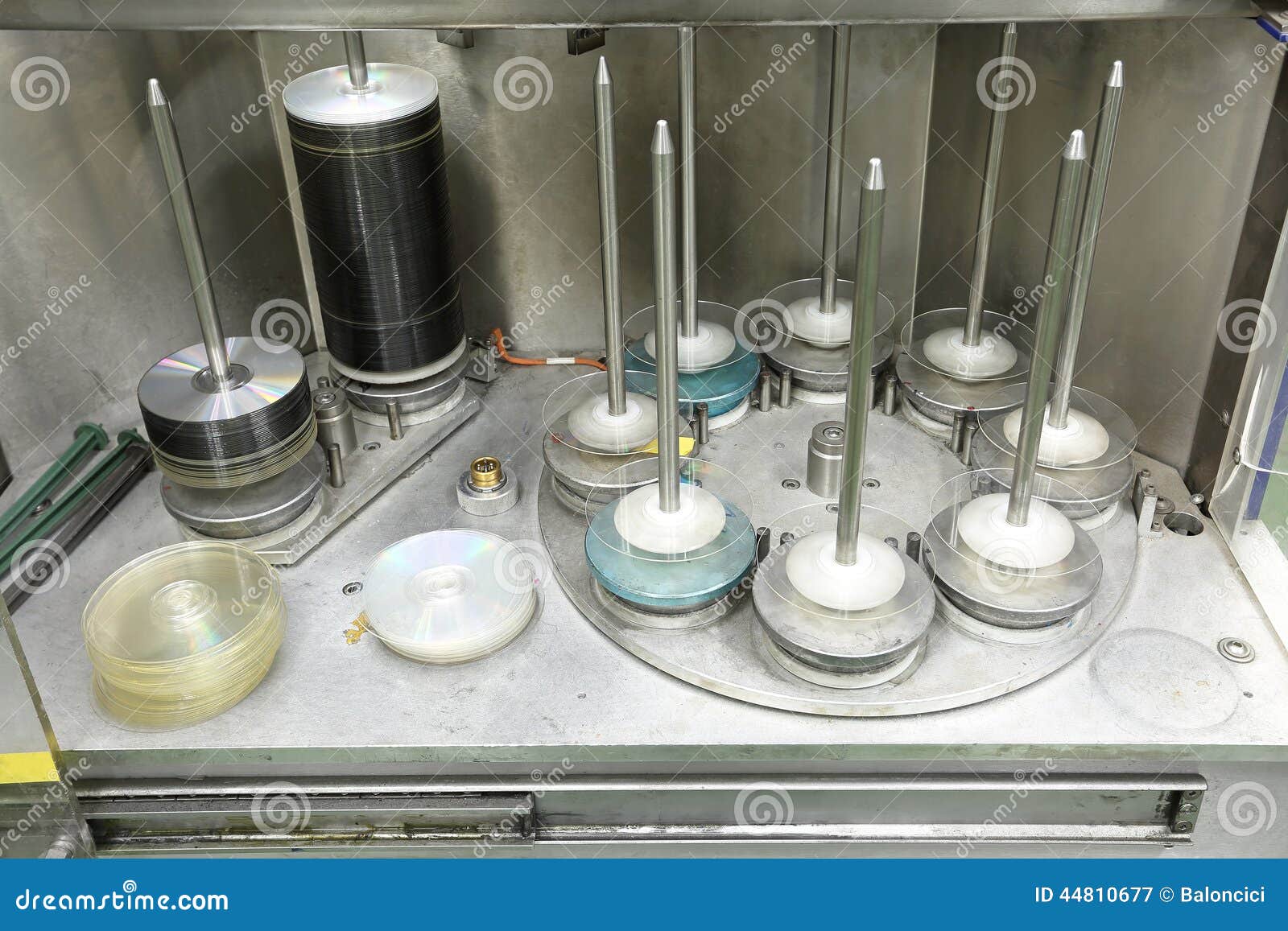 Compact Disc Production stock image. Image of manufacture - 44810677