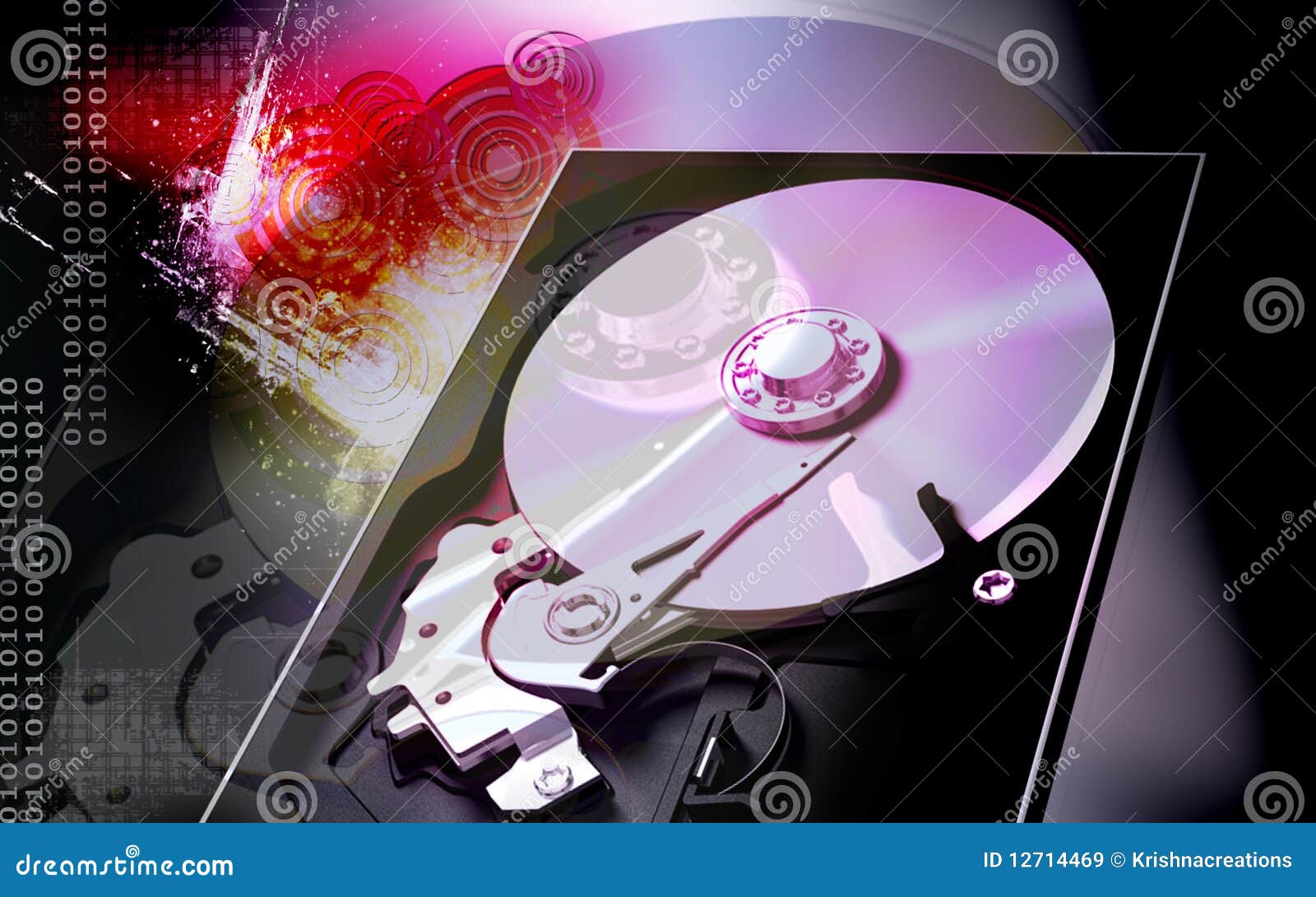 Compact disc reader stock illustration. Illustration of entry - 12714469