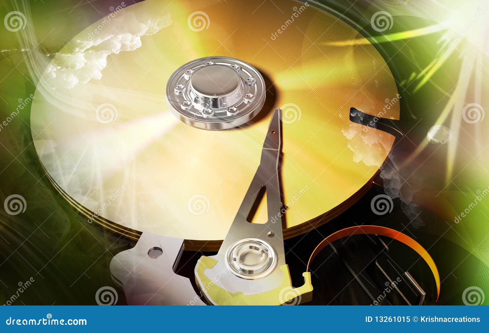 Compact disc reader stock illustration. Illustration of imagination ...