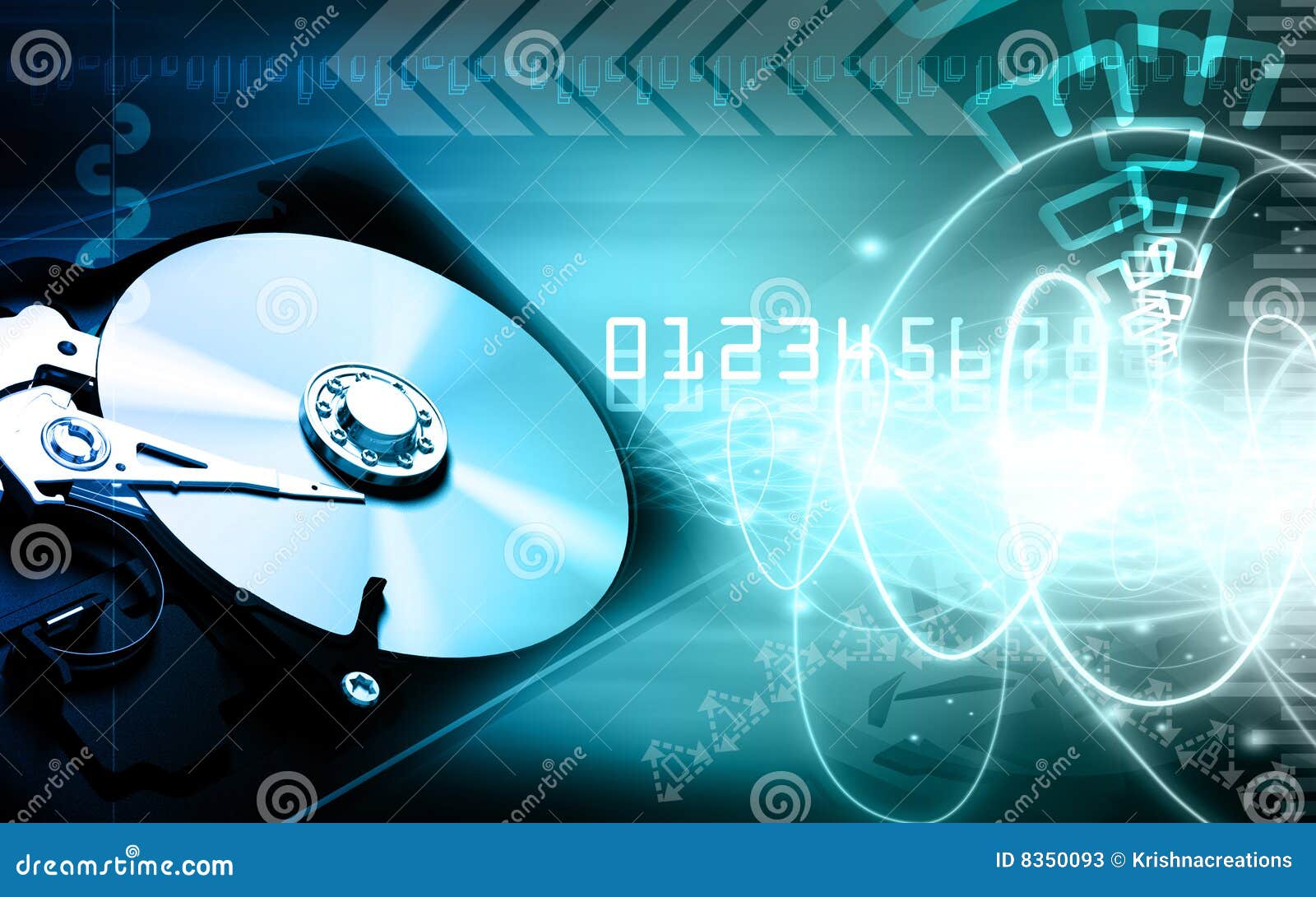 Compact disc reader stock illustration. Illustration of imagination ...