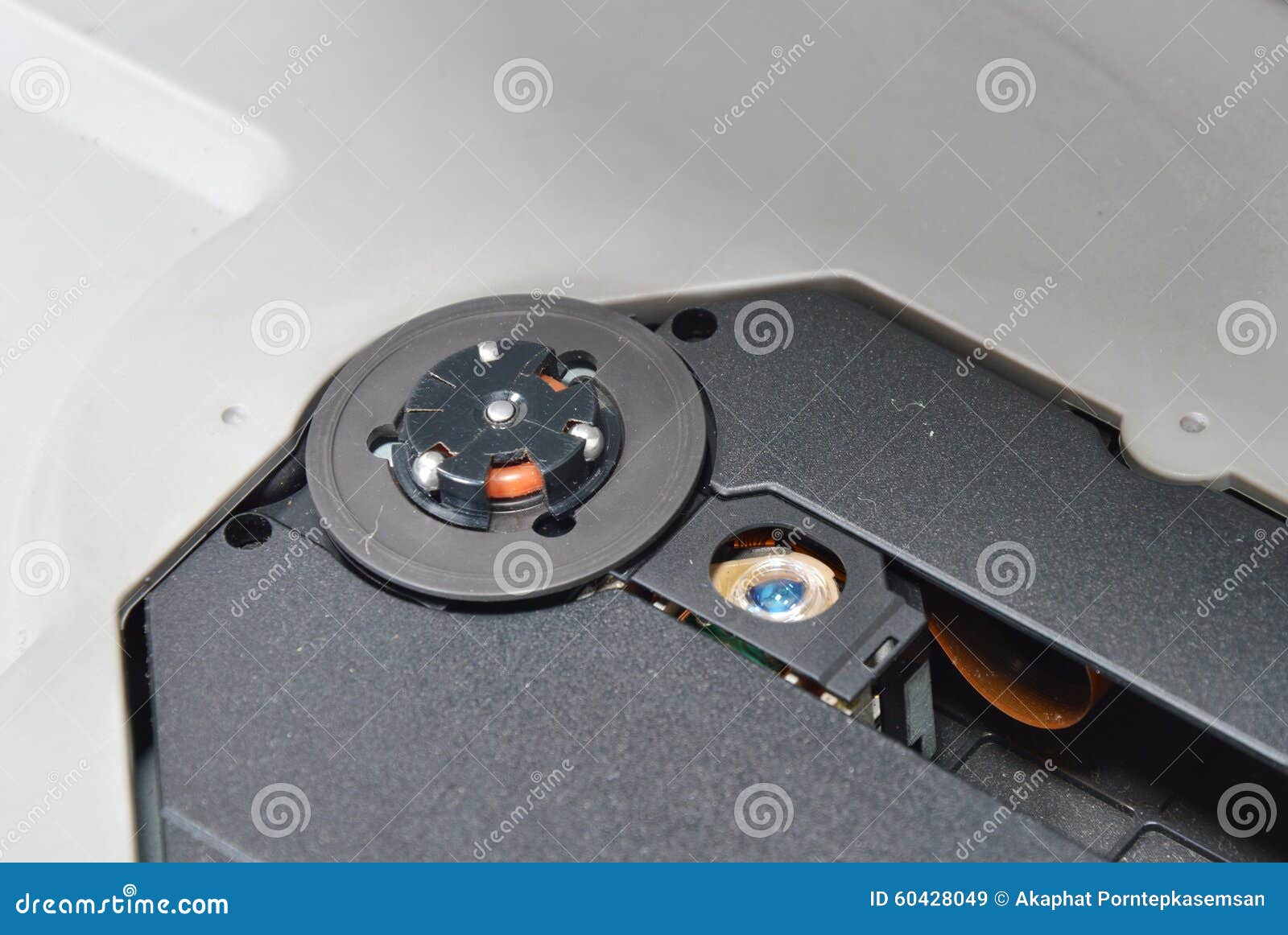 Compact Disc Reader and Lens Stock Image - Image of frame, electronic ...