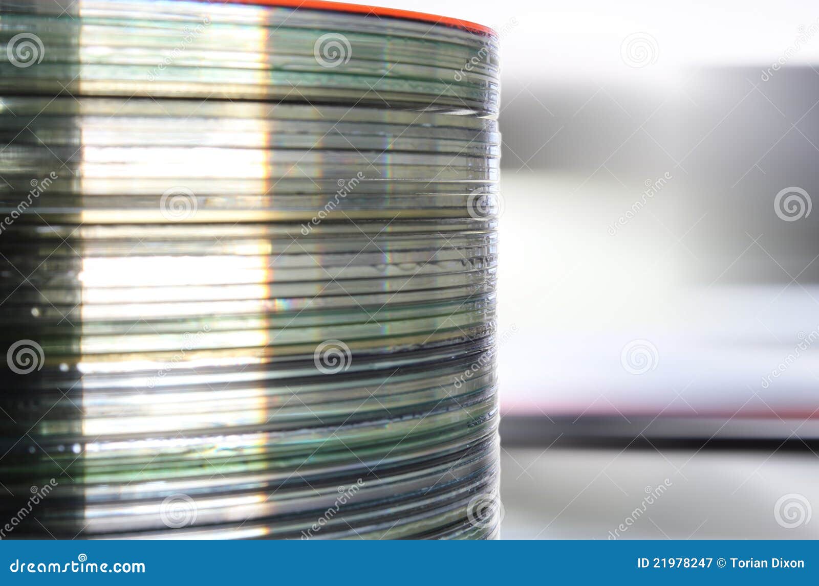 Compact Disc Stack stock image. Image of translucent - 21978247