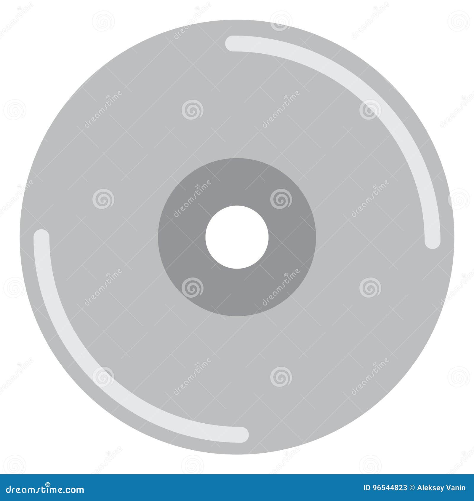 Compact Disc Vector Illustration Stock Vector - Illustration of media ...