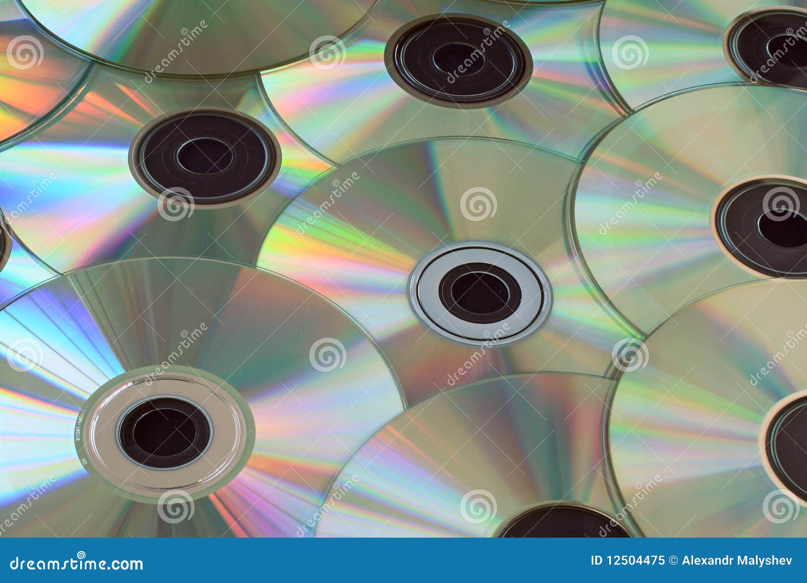 Compact discs. stock image. Image of technology, background - 12504475