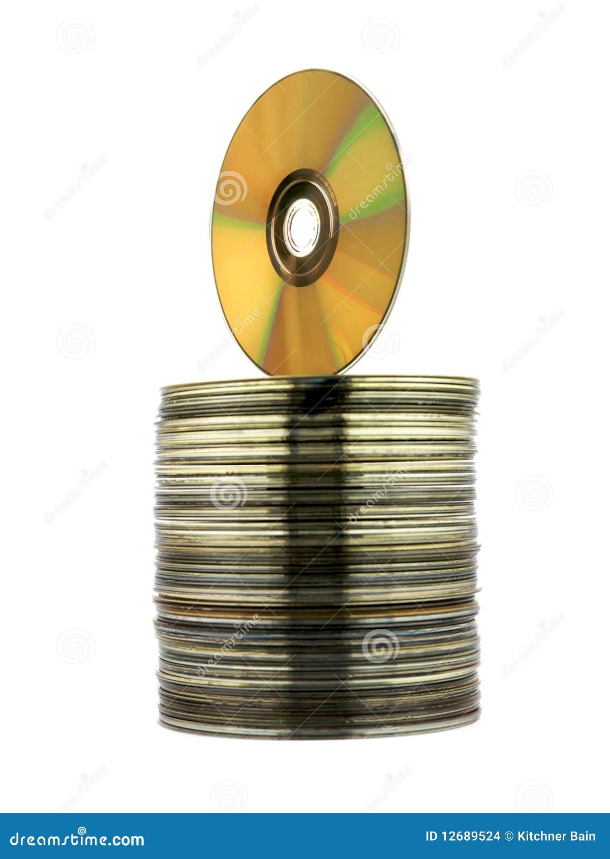 Compact Discs stock photo. Image of stack, compact, lots - 12689524