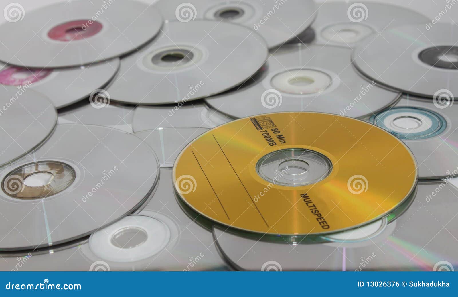 Compact Discs stock photo. Image of random, display, industries - 13826376