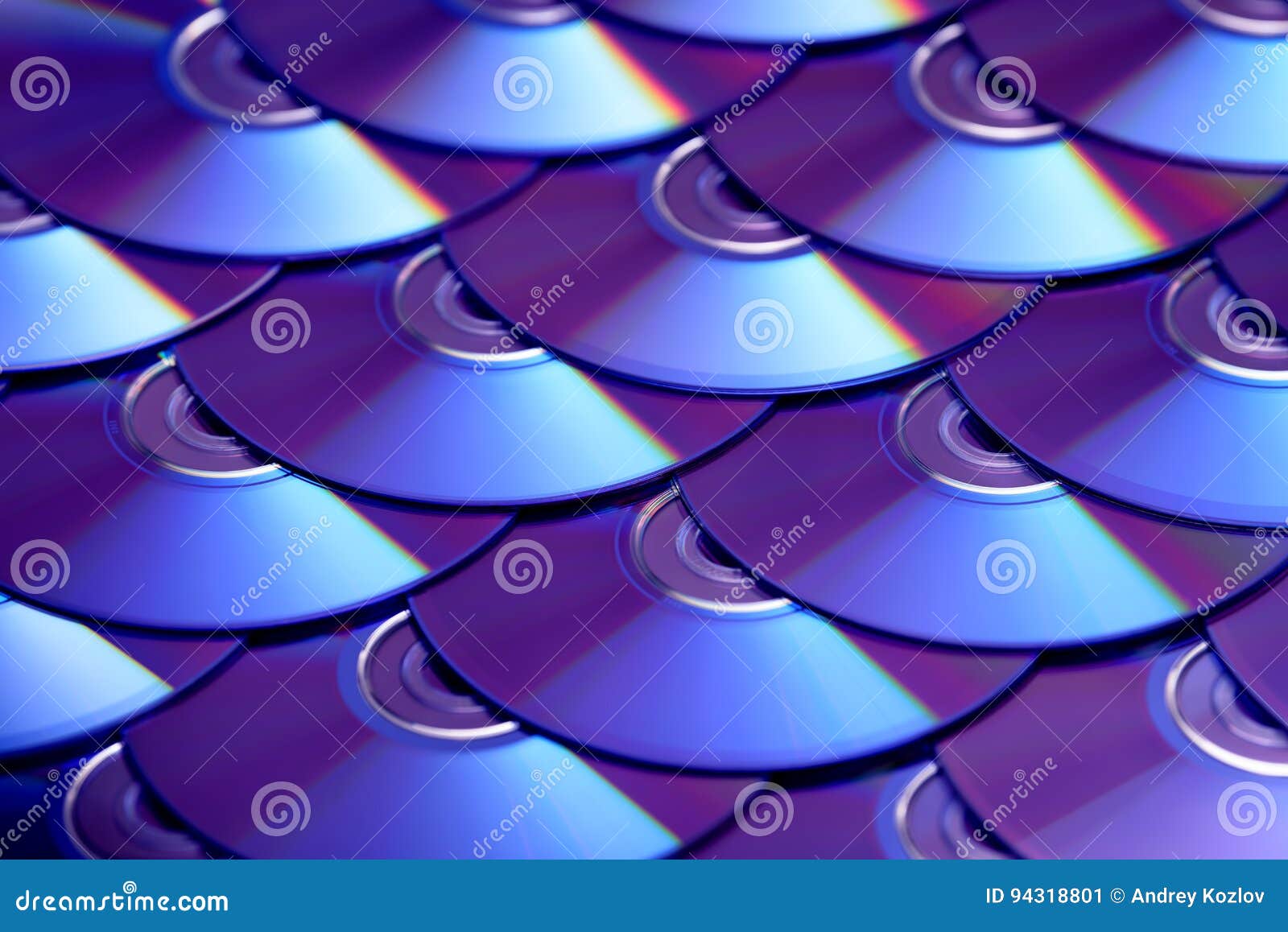 Compact Discs Background. Several Cd Dvd Blu-ray Discs. Optical ...