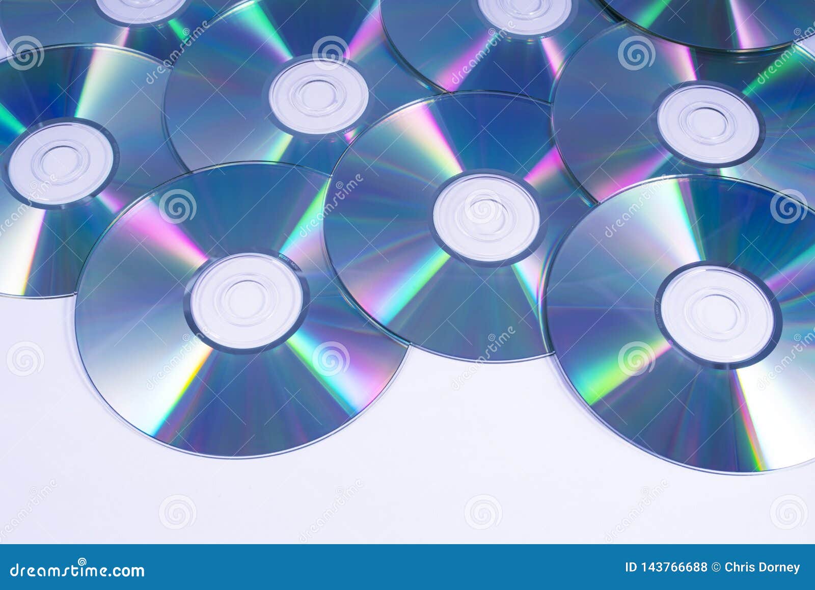 Compact Discs or CDs stock photo. Image of media, disk - 143766688