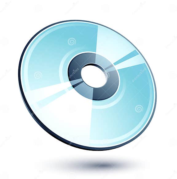 Compact Disk stock vector. Illustration of data, electronics - 8736332