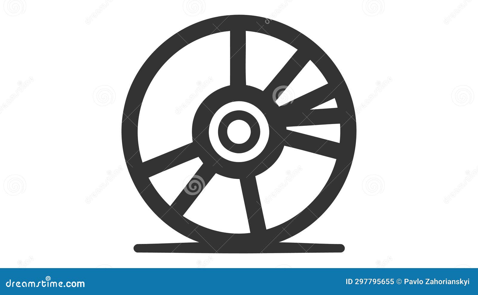 Compact Disk, Blu-ray, CD or DVD. Flat Vector Icon Illustration. Simple ...