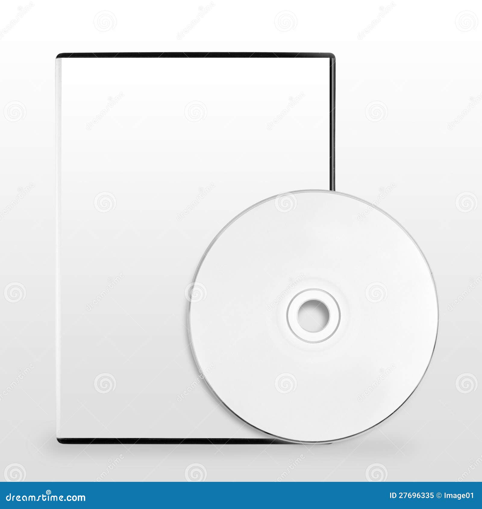 Compact disk with box stock illustration. Illustration of home - 27696335
