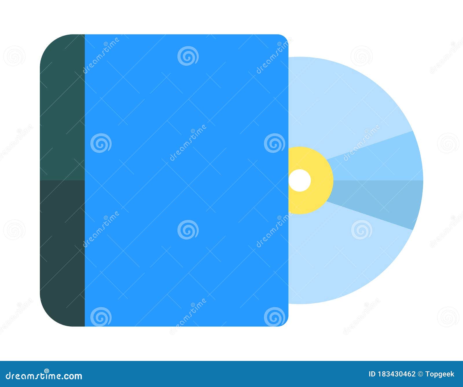 Compact Disk or CD Digital Optical Data Storage Stock Vector ...