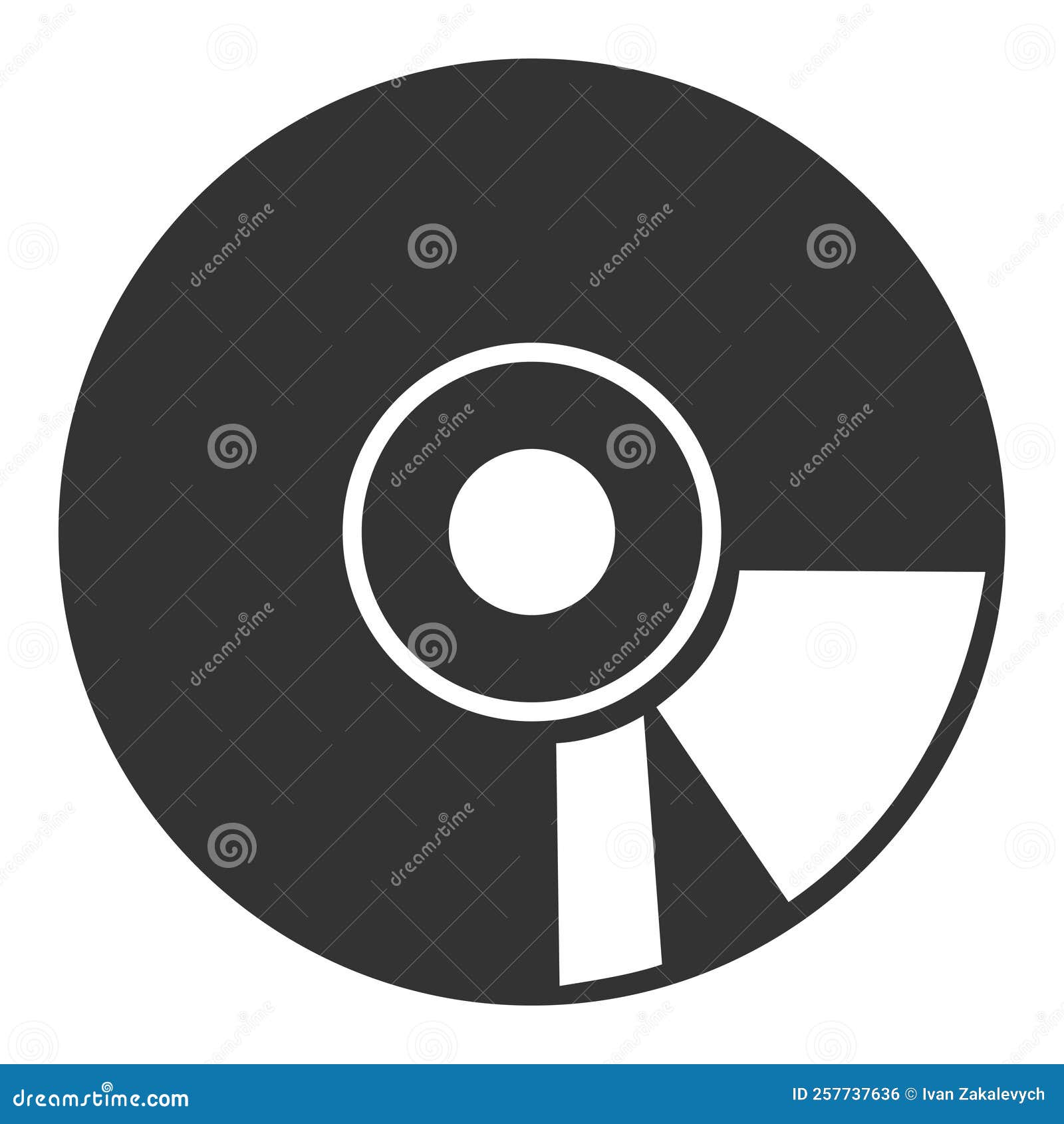 Compact Disk Icon. Dvd Symbol. Sign Cd Vector Stock Illustration ...