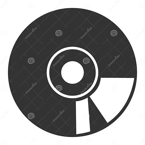 Compact Disk Icon. Dvd Symbol. Sign Cd Vector Stock Illustration ...