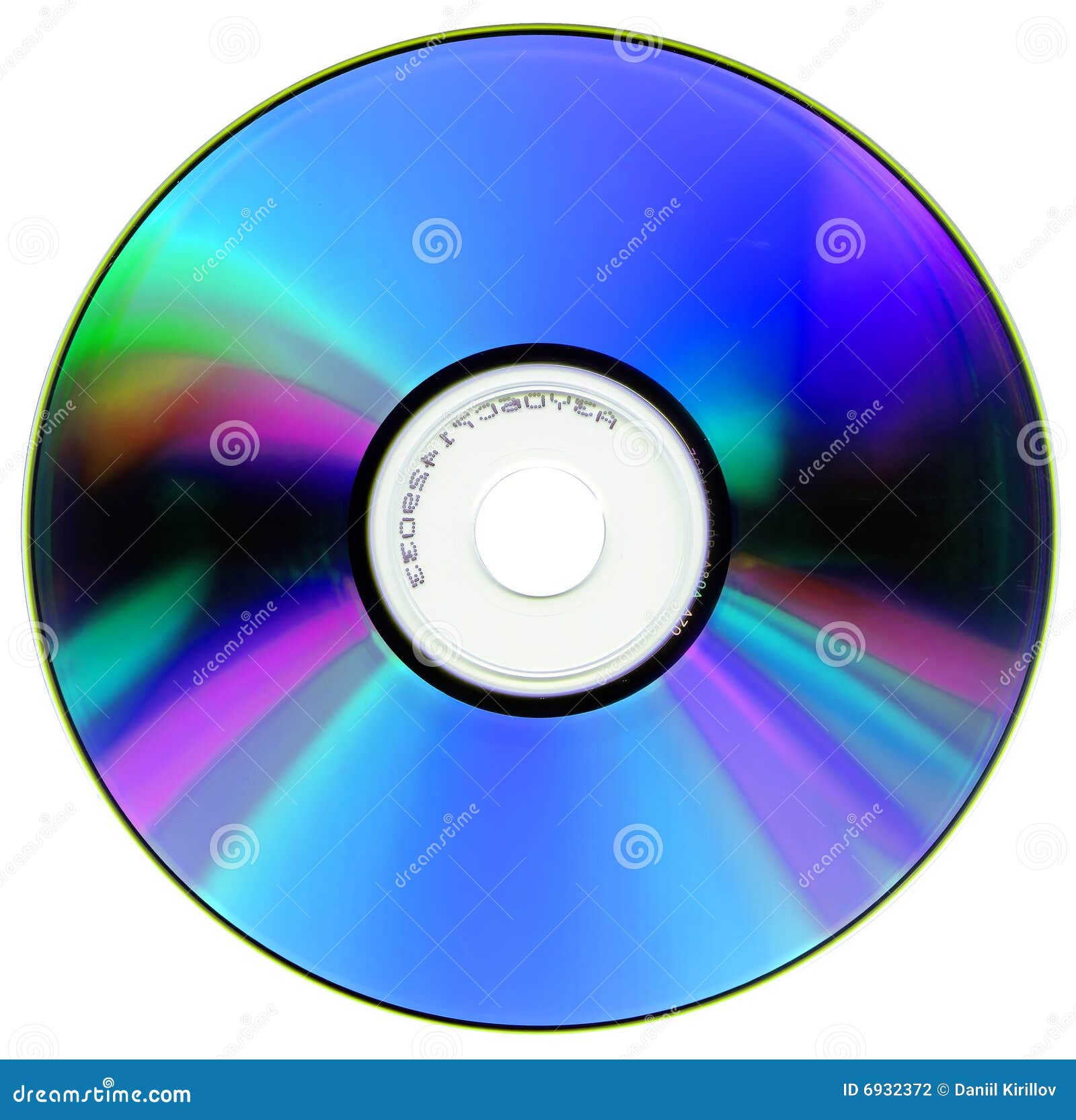 Compact Disk Isolated on White Stock Photo - Image of data, burn: 6932372