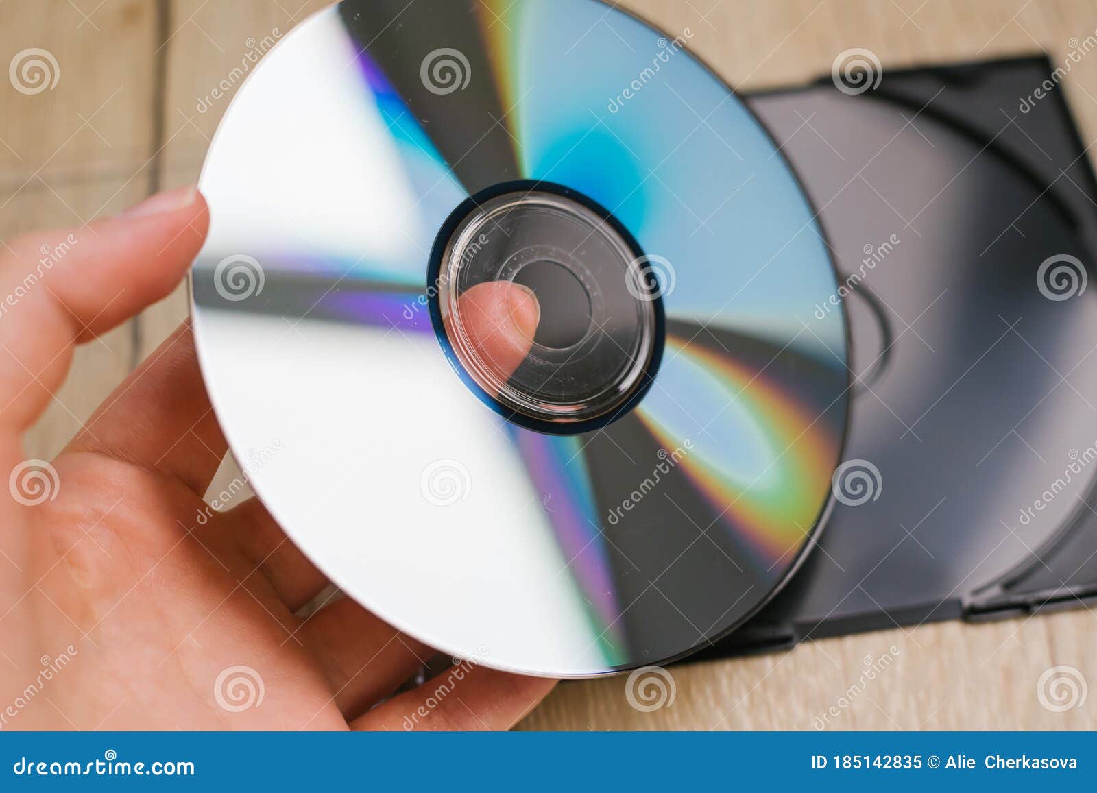 The Compact Disk for Recording Information. a Brilliant Disk Stock ...