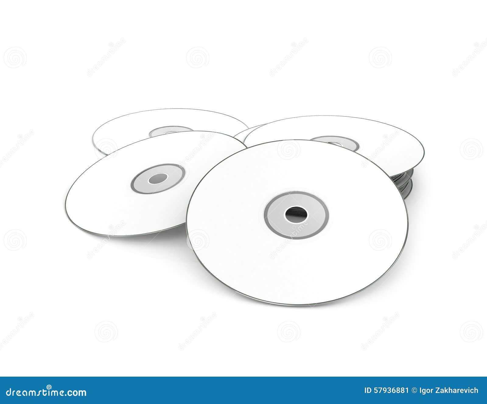 Stack Of Cd / Dvds Illustration | CartoonDealer.com #22794832
