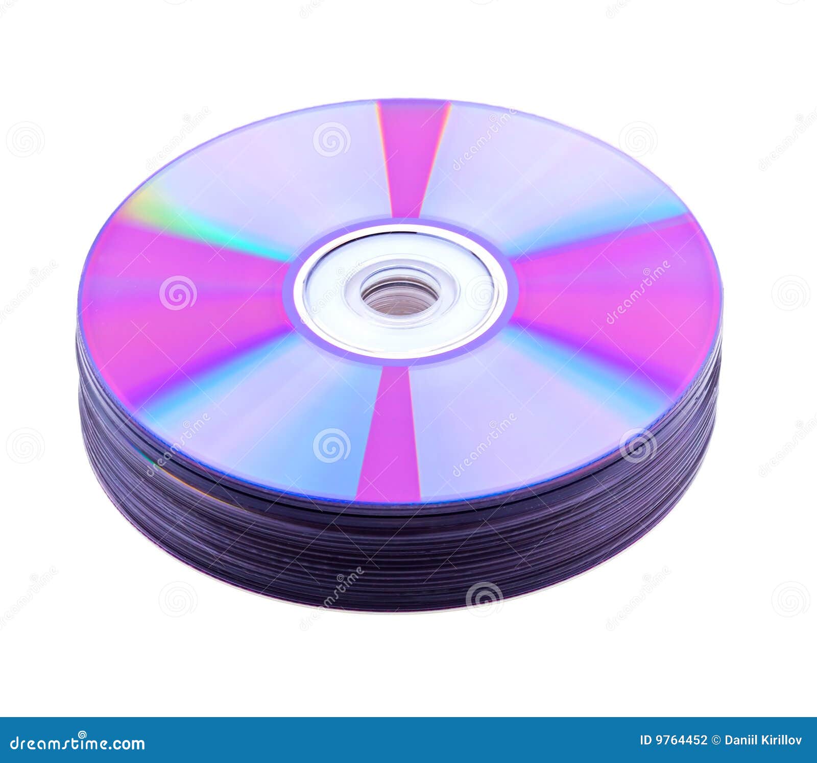 Compact Disks Isolated on White Stock Photo - Image of compact, film ...