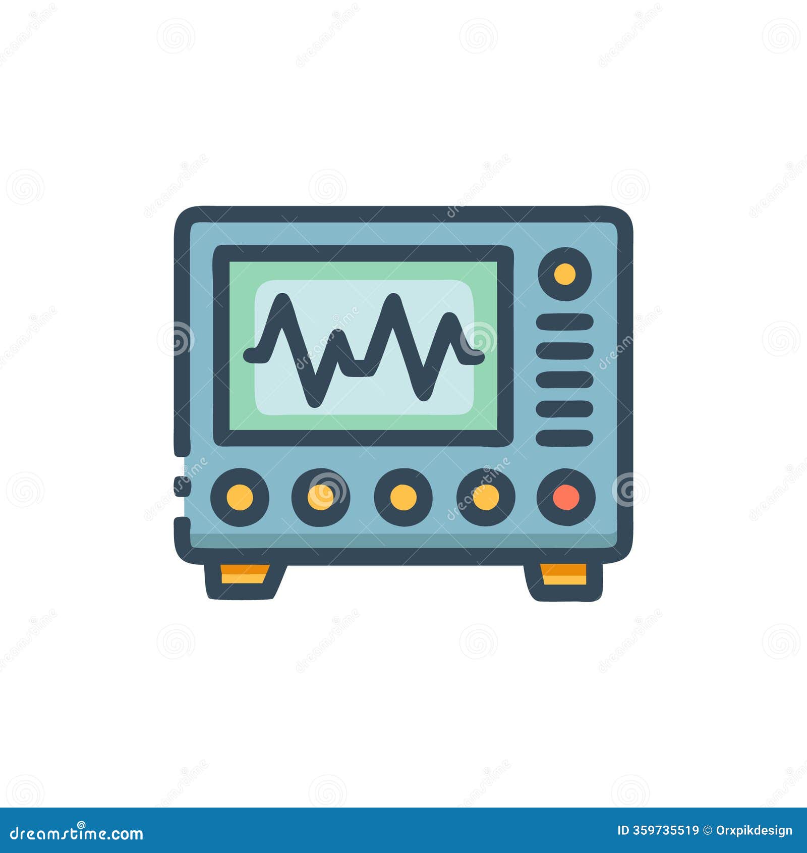 Oscilloscope Electronic Instrument Measurement Tool Signal Analysis Lab ...