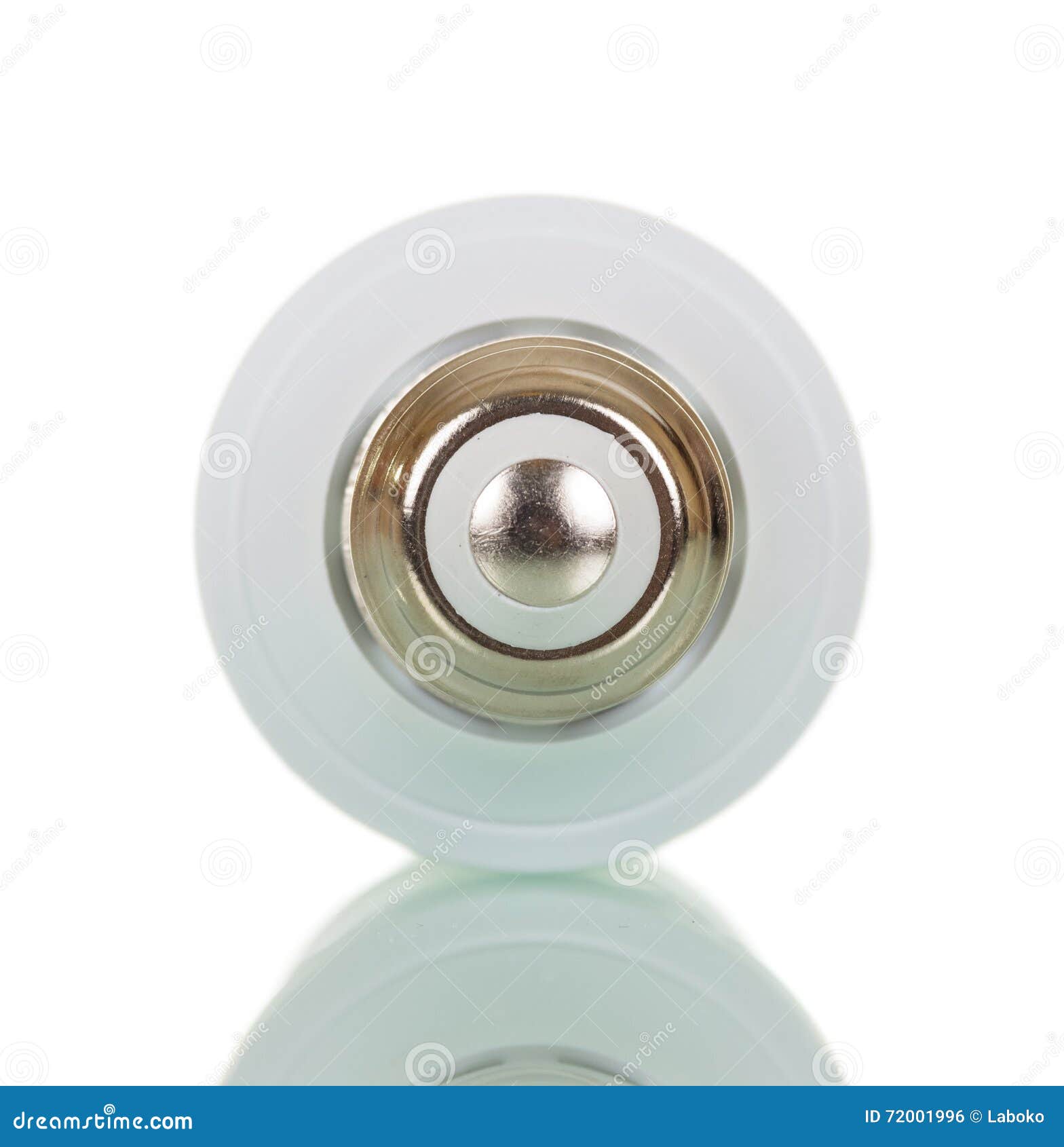 Compact Energy Saving Bulb Isolated on White. Stock Photo - Image of ...