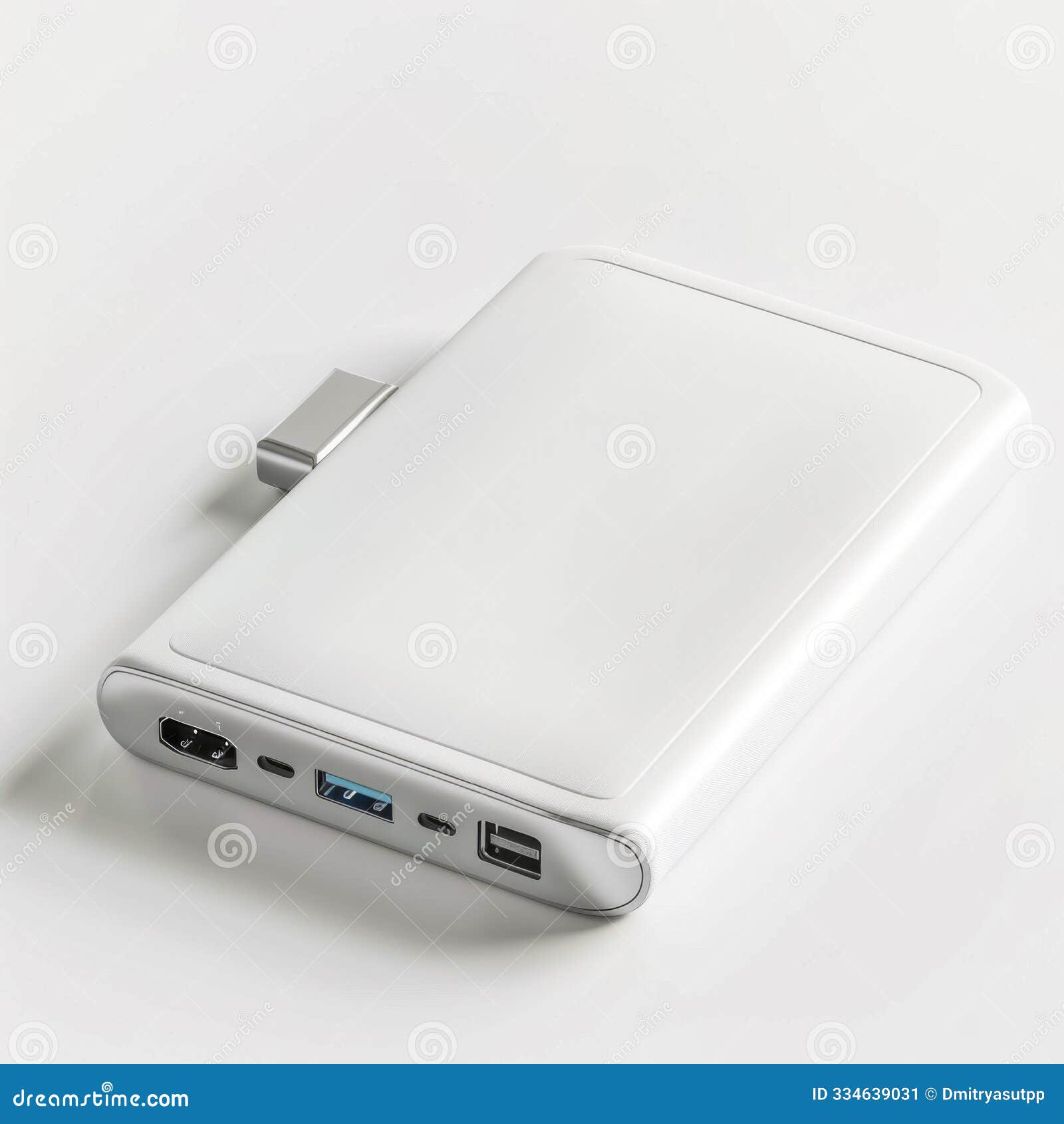Compact External Hard Drive with Various Ports for Versatile Data ...
