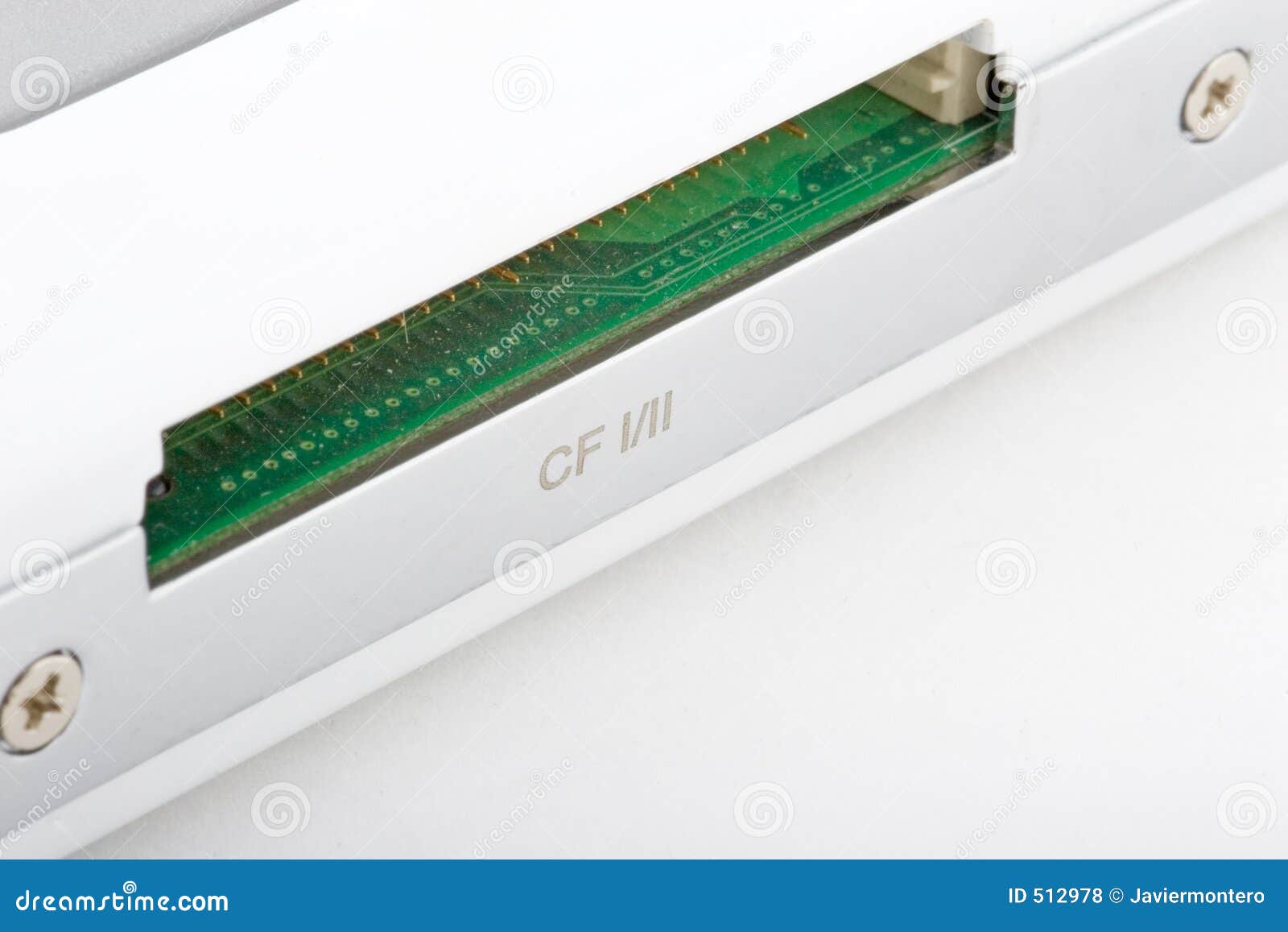 Compact flash card slot stock photo. Image of card, dslr - 512978