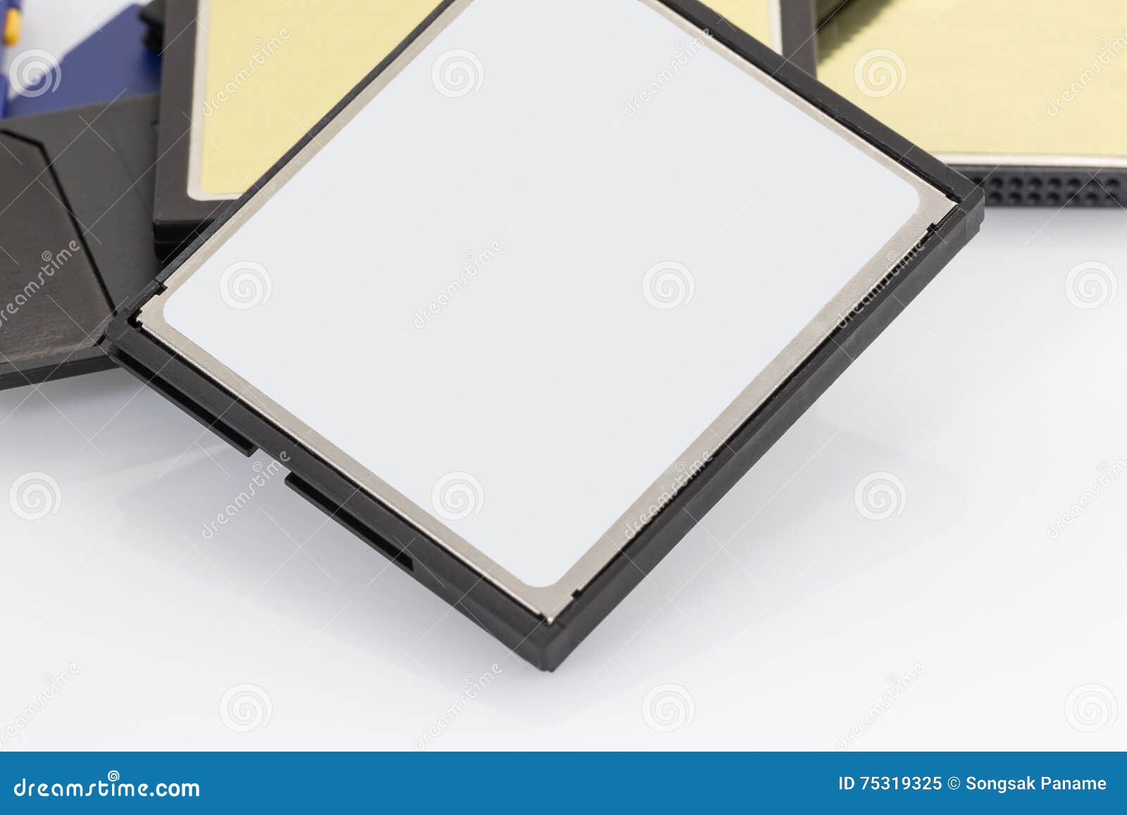 Compact Flash memory card stock image. Image of card - 75319325