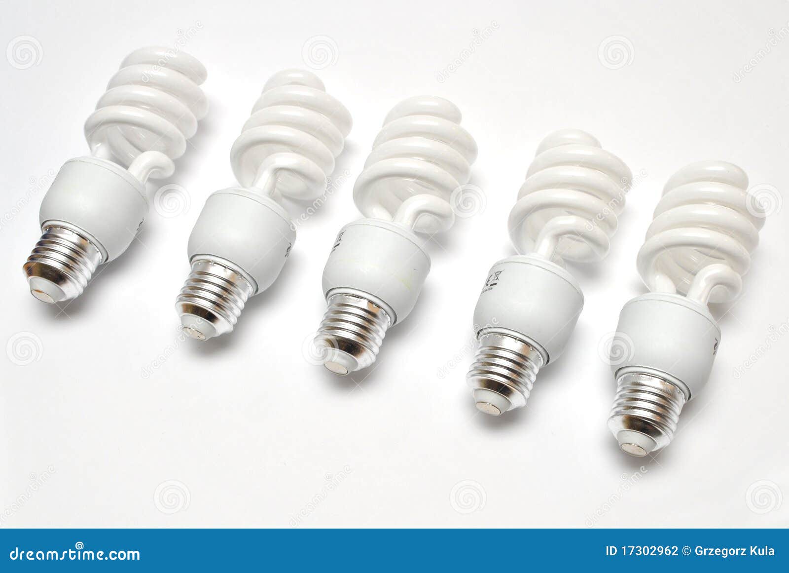 Compact Florescent Light Bulbs Stock Photo - Image of lightbulb, bulb ...