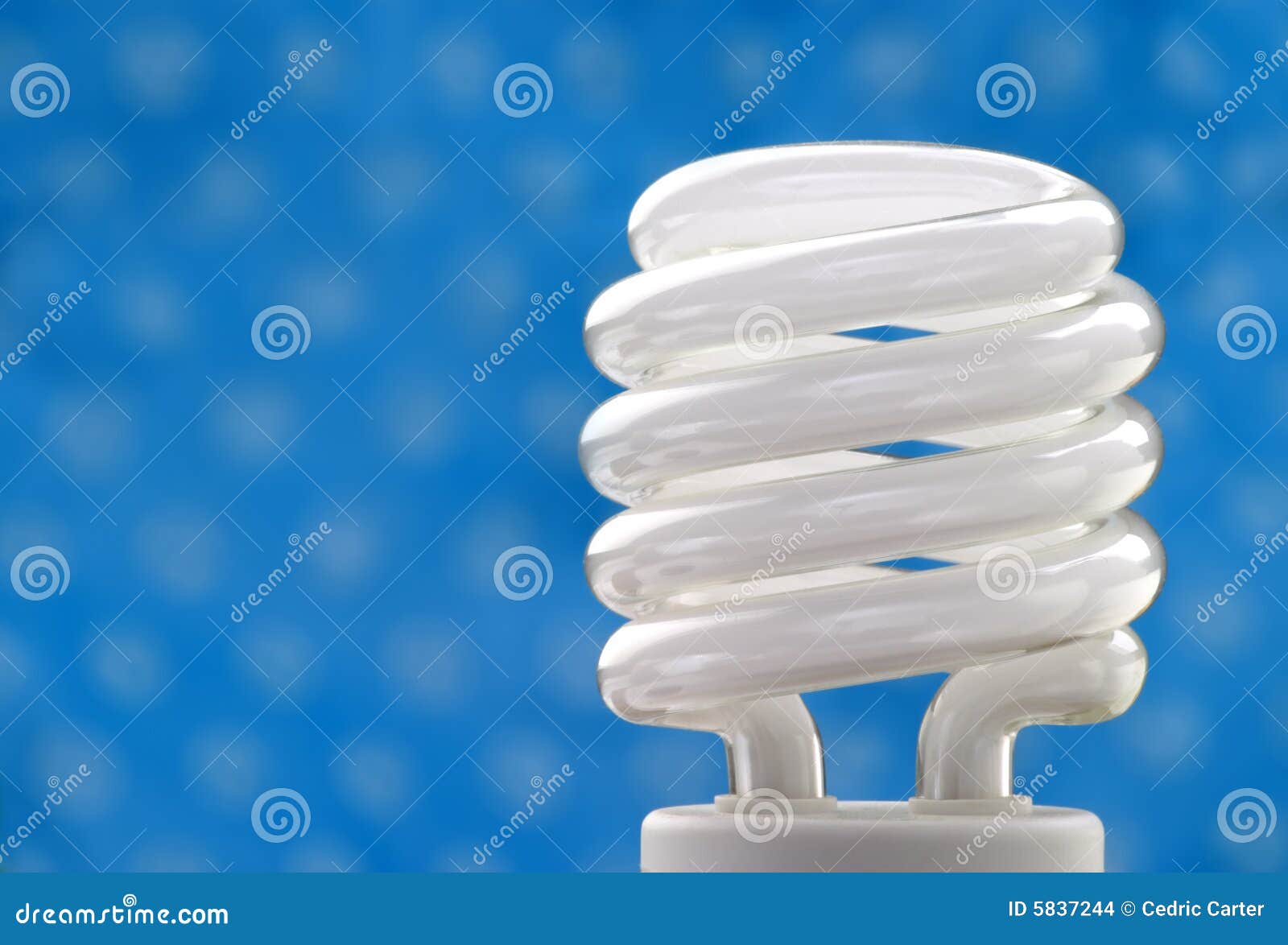 Compact fluorescent bulb stock photo. Image of efficient - 5837244