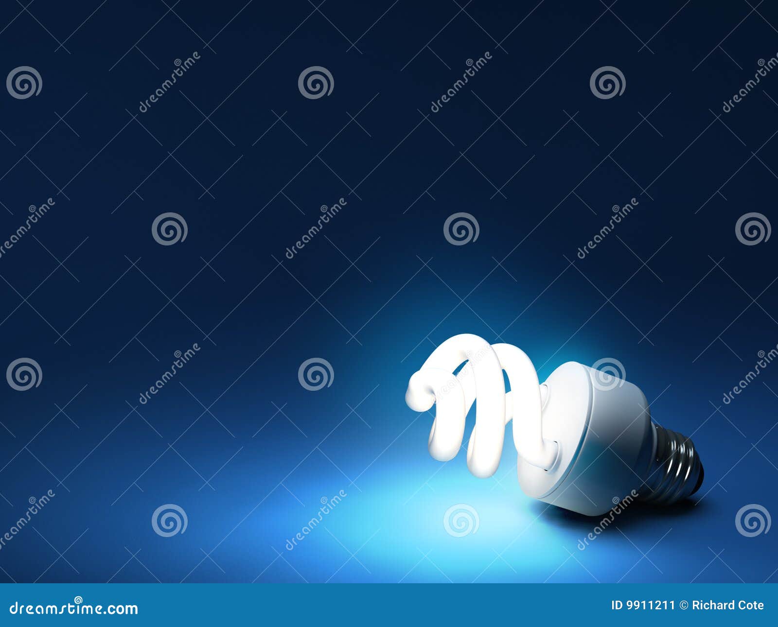 Compact Fluorescent Bulb - Resting Stock Image - Image of climate ...